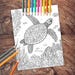 50 Sea Animals Coloring Book | Printable Ocean Creatures | Fun Activity ...