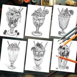 50 Halloween Desserts Coloring Pages | Sweet Treats Instant Download ...