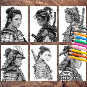 50 Japanese Princess Coloring Pages Samurai Coloring Book Japanese ...