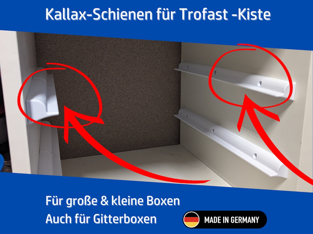 Kallax Adapter Für Trofast Box | Groß, Klein Und Gitterbox - Etsy