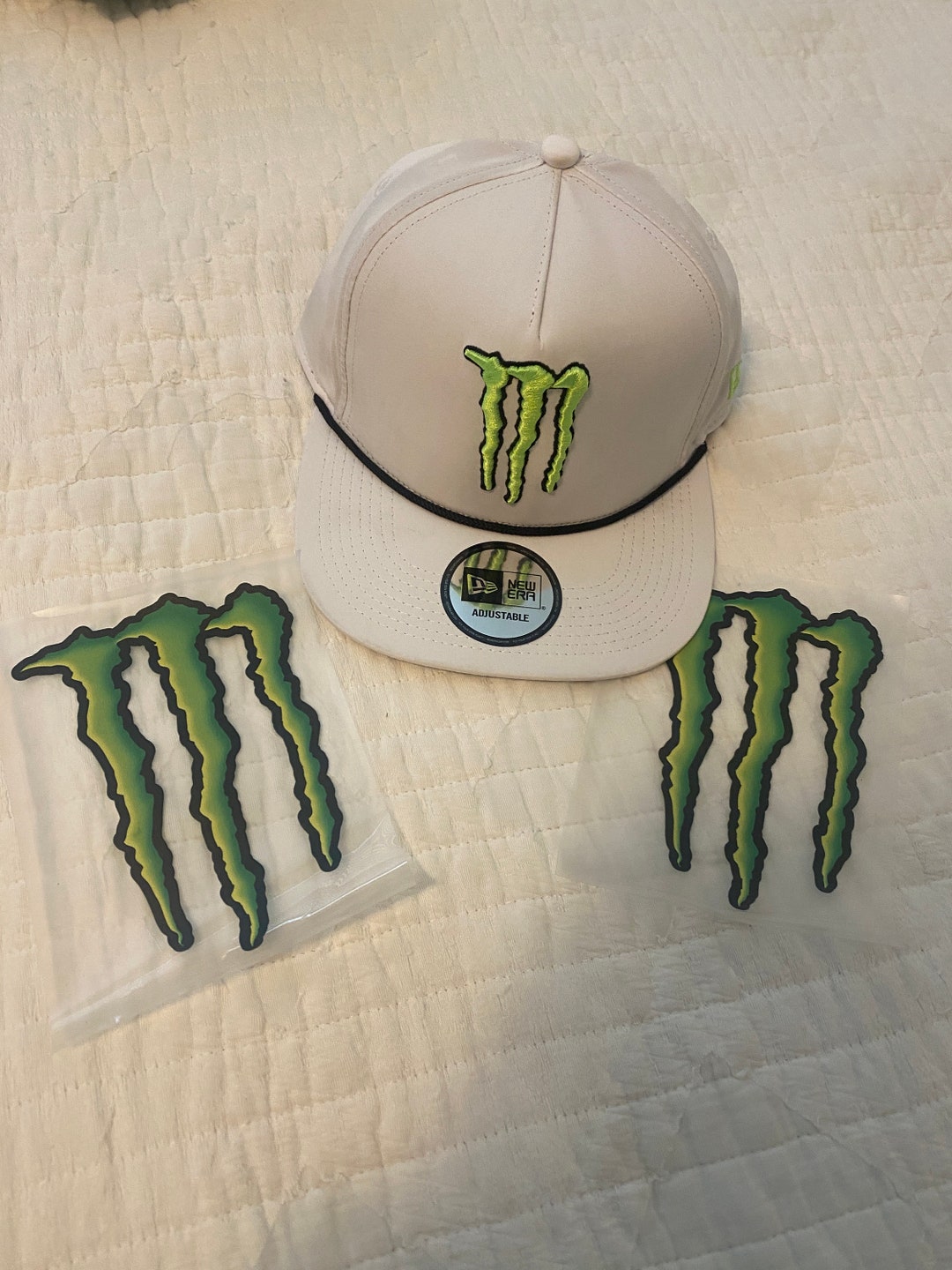 Súper Rare Monster Energy Hat With 2 Stickers Included - Etsy