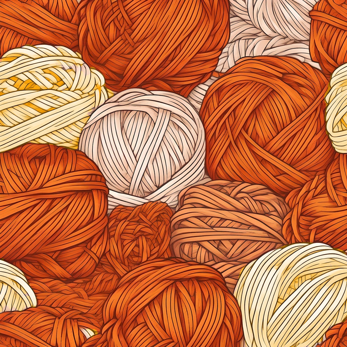 Cozy Digital Yarn Backgrounds Collection - Instant Download - Etsy