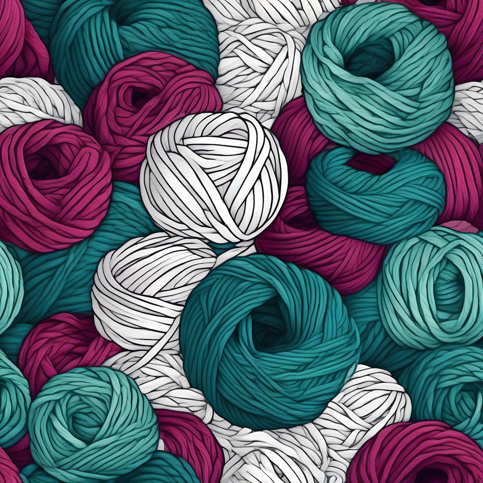 Cozy Digital Yarn Backgrounds Collection - Instant Download - Etsy