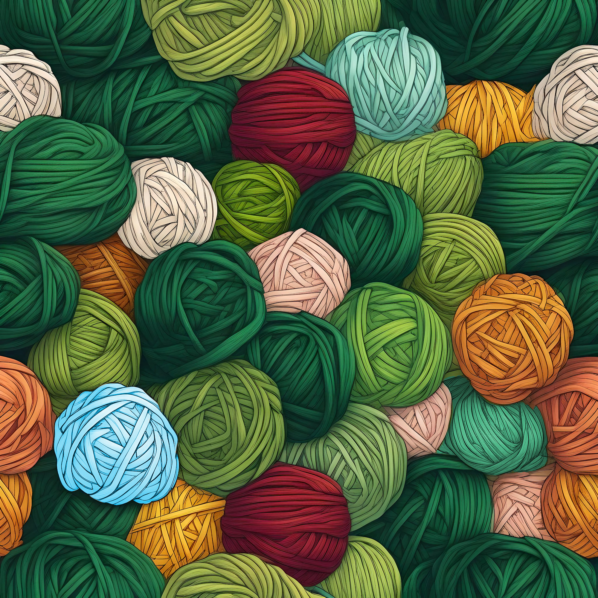 Cozy Digital Yarn Backgrounds Collection - Instant Download - Etsy