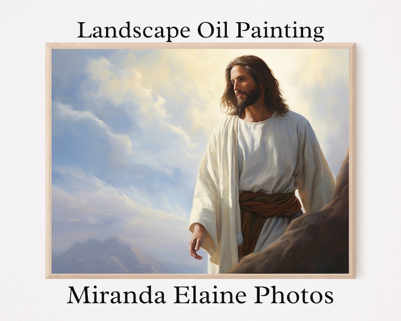 Jesus on the Path | He is Risen | Saviour | Christian Art Printable ...