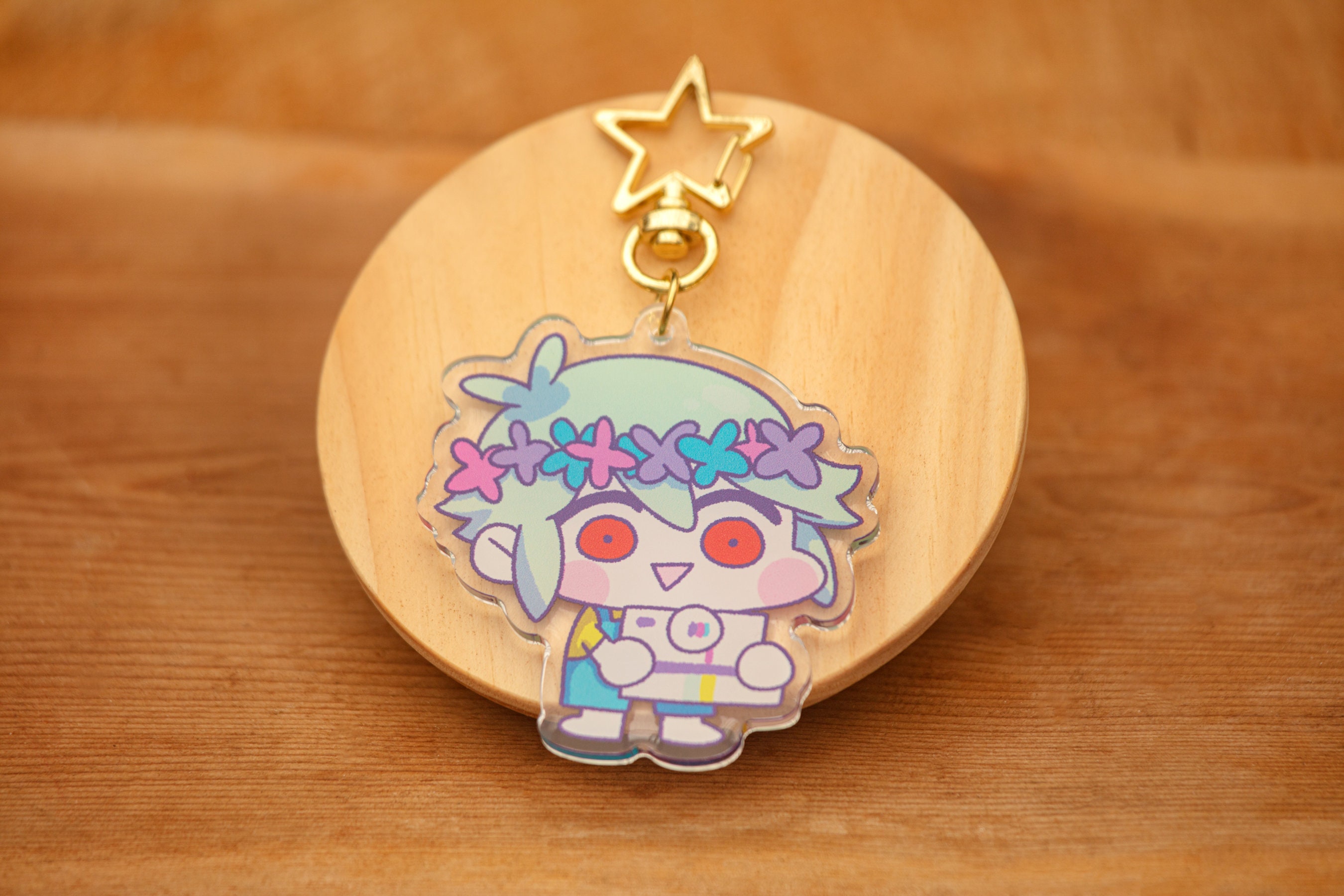 OMORI Basil Keychain Double Sided - Etsy