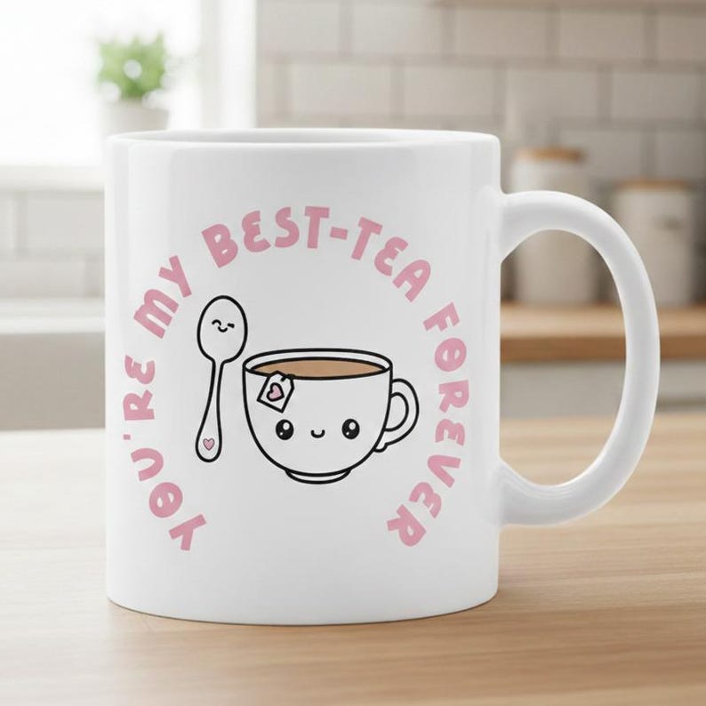 Best-tea Forever Mug | Valentine's Day Gift - Etsy