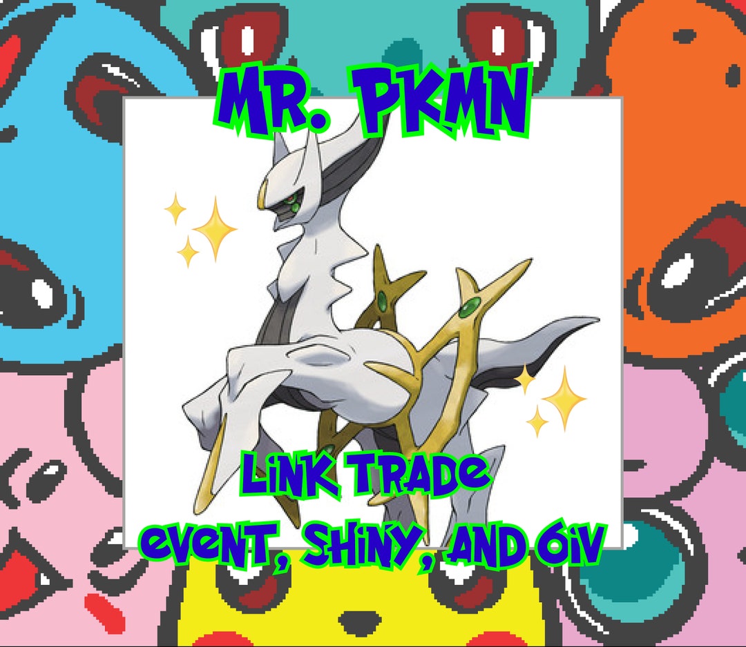 Mrpkmn Pokémon Shiny Arceus Pokémon Trade Arceus Pokémon Event Shiny ...