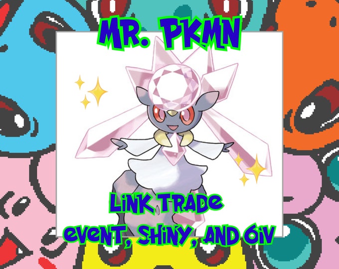 Mrpkmn • Pokémon • Diancie • Pokémon Trade • Pokémon Event Diancie • ***available for Trade in ...