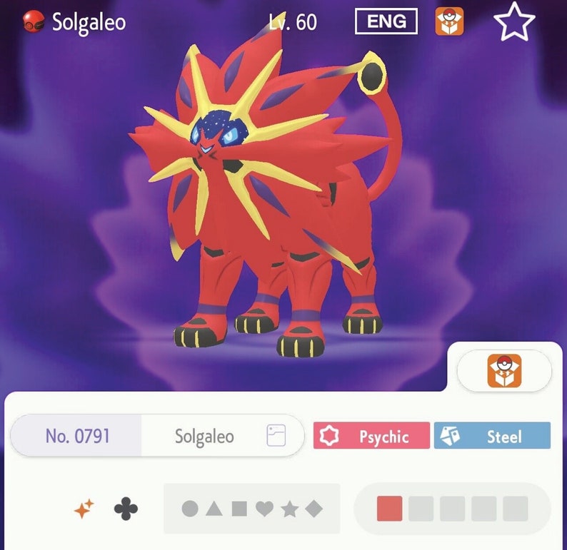 Mrpkmn Pokémon Shiny Solgaleo Pokémon Trade Pokémon Event Shiny Solgaleo available for Trade in ...