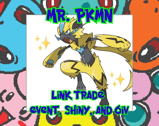 Mrpkmn • Pokémon • Zeraora • Pokémon Link Trade • Pokemon Event Zeraora ...