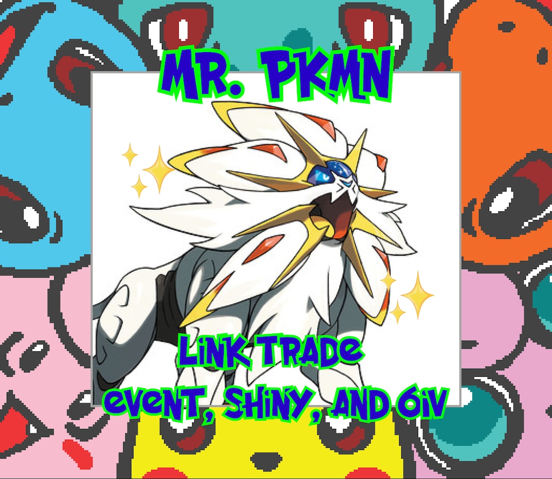 Mrpkmn • Pokémon • Shiny Solgaleo • Pokémon Trade • Pokémon Event Shiny ...