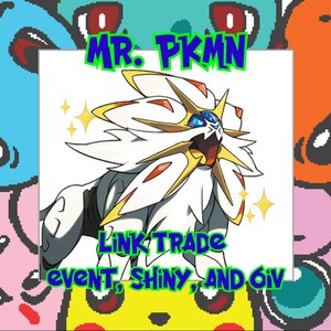 Mrpkmn Pokémon Shiny Solgaleo Pokémon Trade Pokémon Event Shiny Solgaleo - Etsy