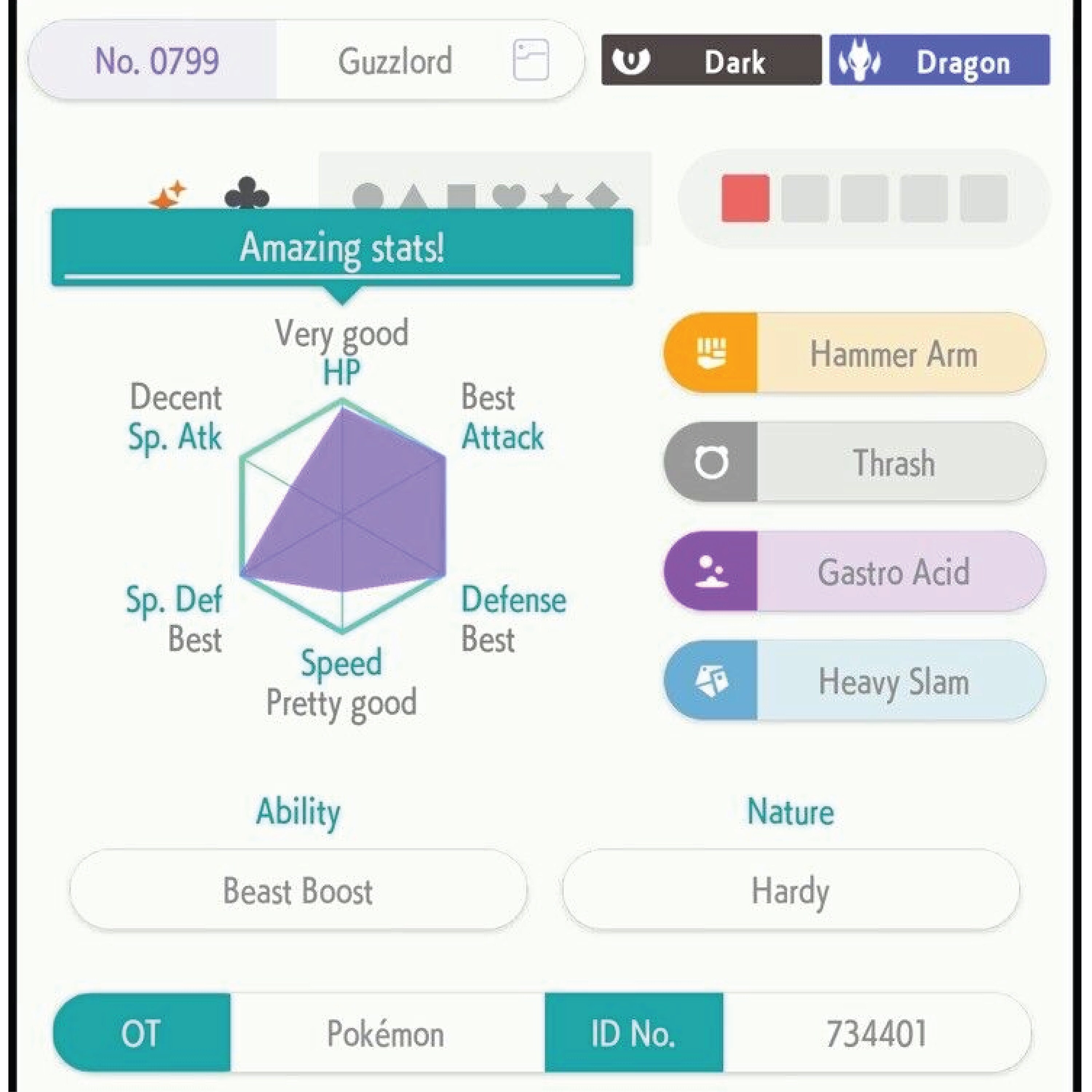 Mrpkmn Pokémon Shiny Guzzlord Pokémon Link Trade Shiny Guzzlord only ...