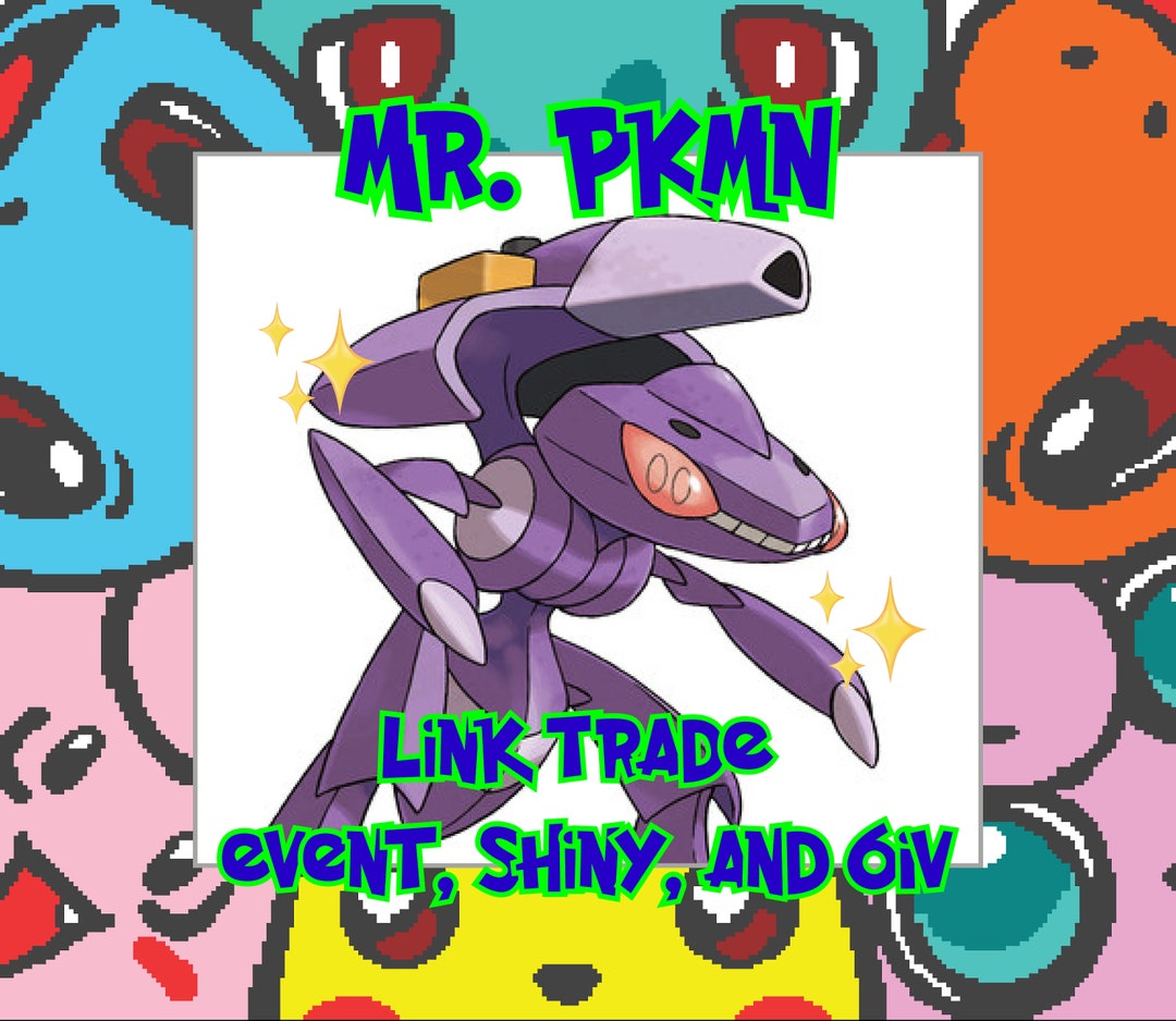 Mrpkmn • Pokémon • Shiny Genesect • Pokémon Link Trade • Pokémon Event ...