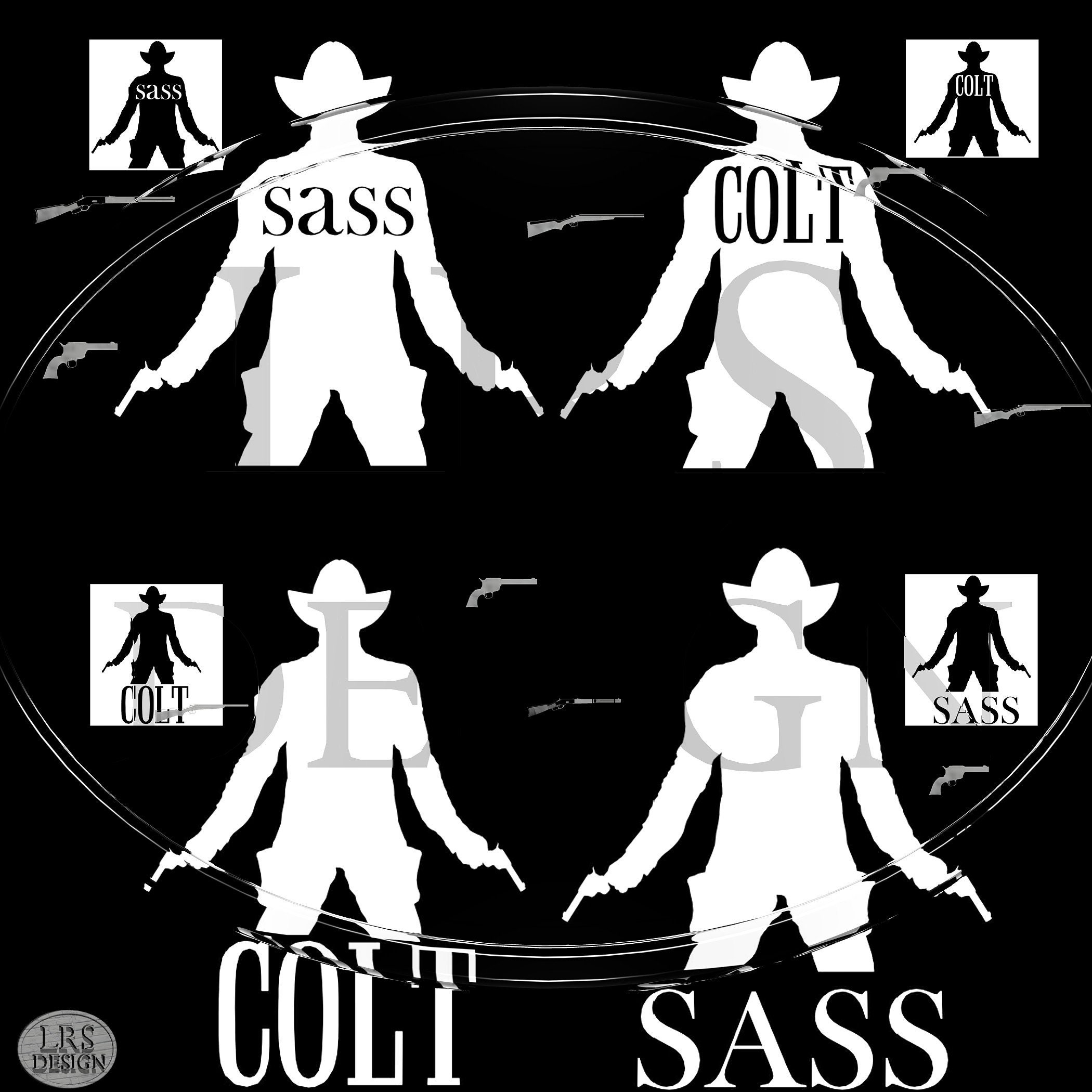 Single Action Shooter Svg Bundle for Cricut Silhouette Cnc - Etsy