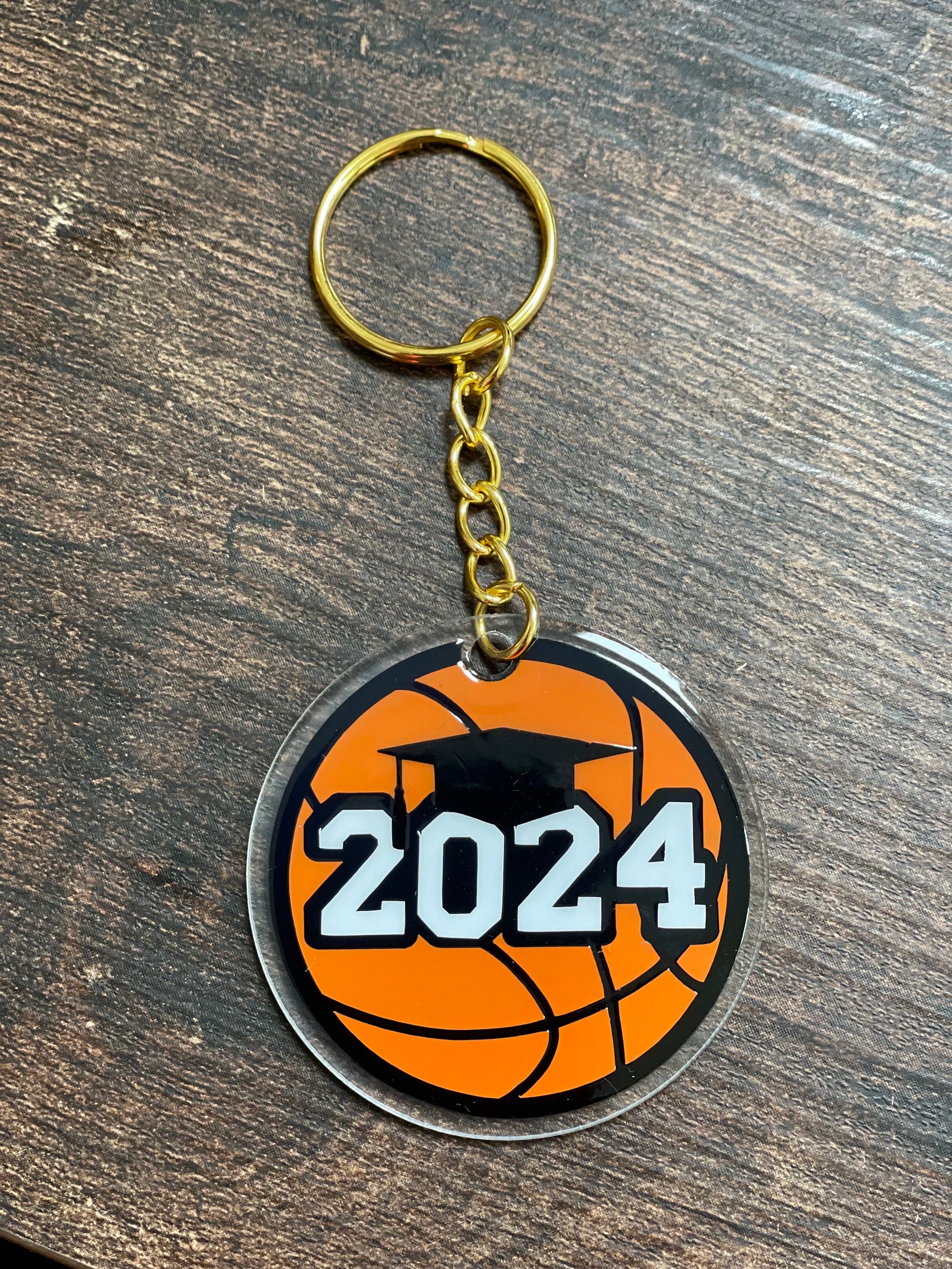 Basketball Hoop Basket With Personalized Keychain - Etsy