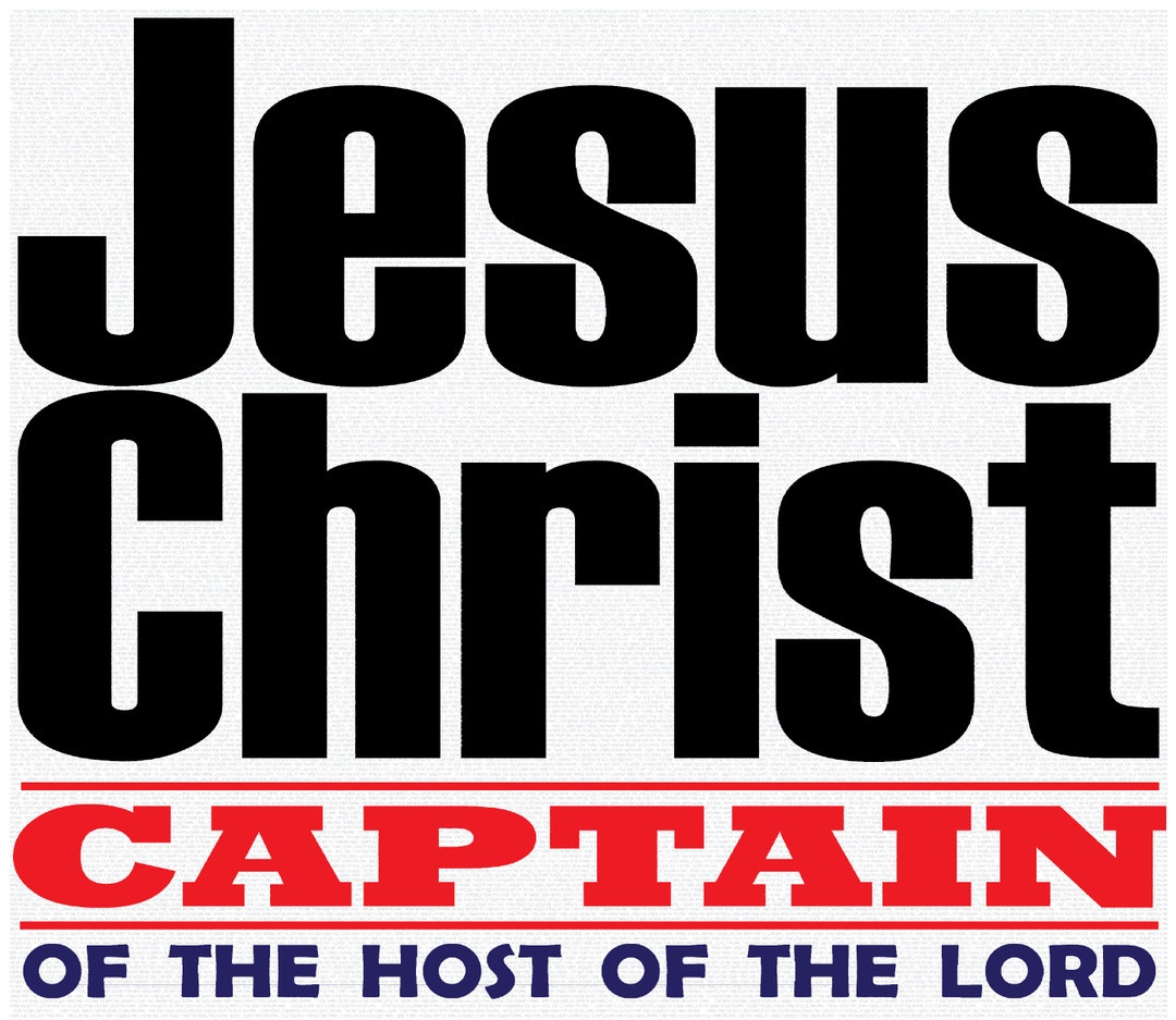 Jesus Christ Captain of the Host of the Lord - Etsy