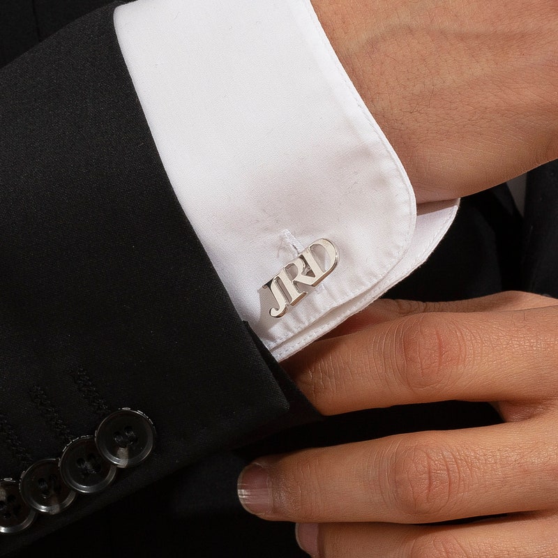 Initial Cufflinks - Etsy