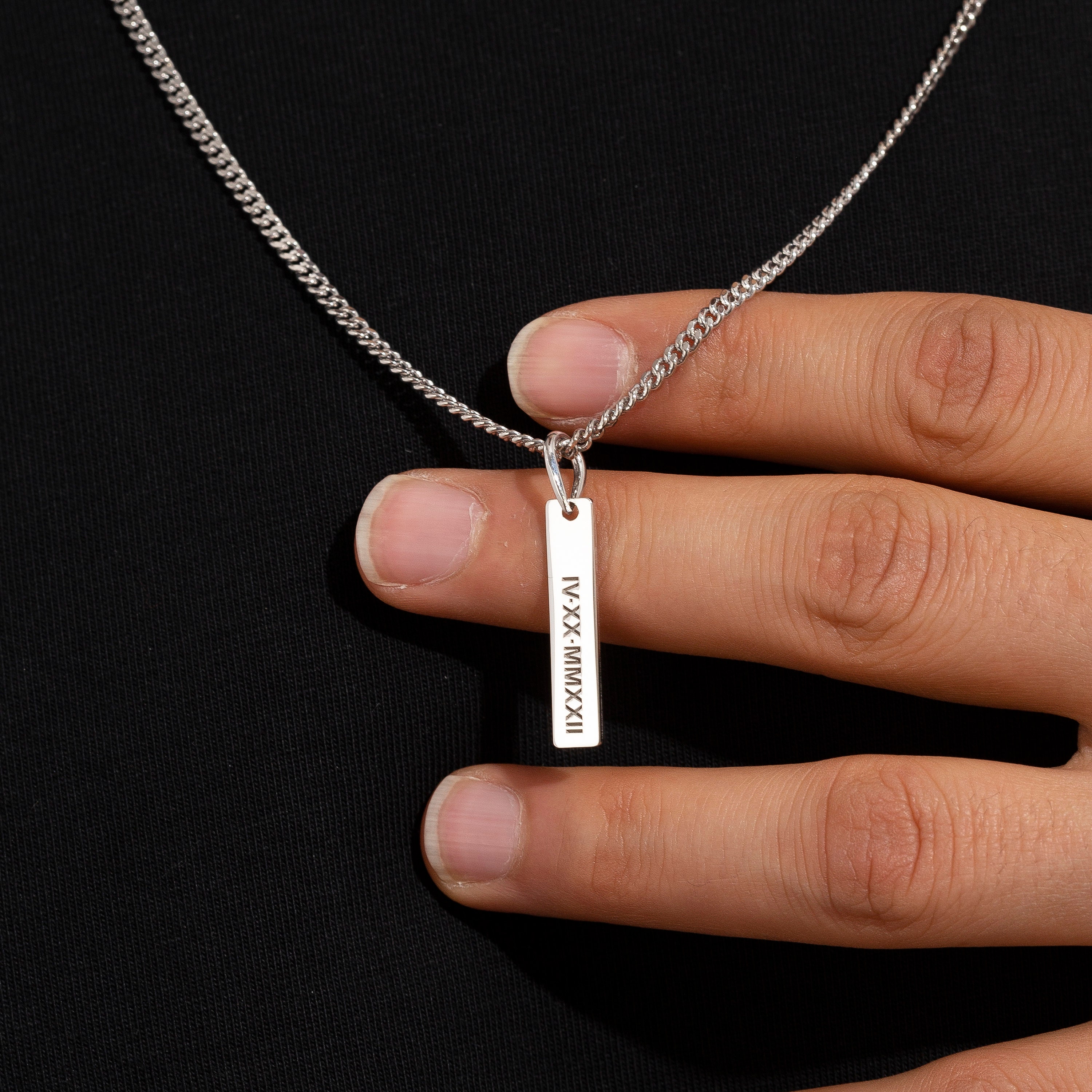 Morse Code Necklace Secret Message Necklace Men's Necklace Custom ...