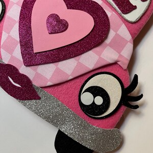 Valentine's Day Love Bug Wreath Attachment - Pink Heart VW Volkswagen ...