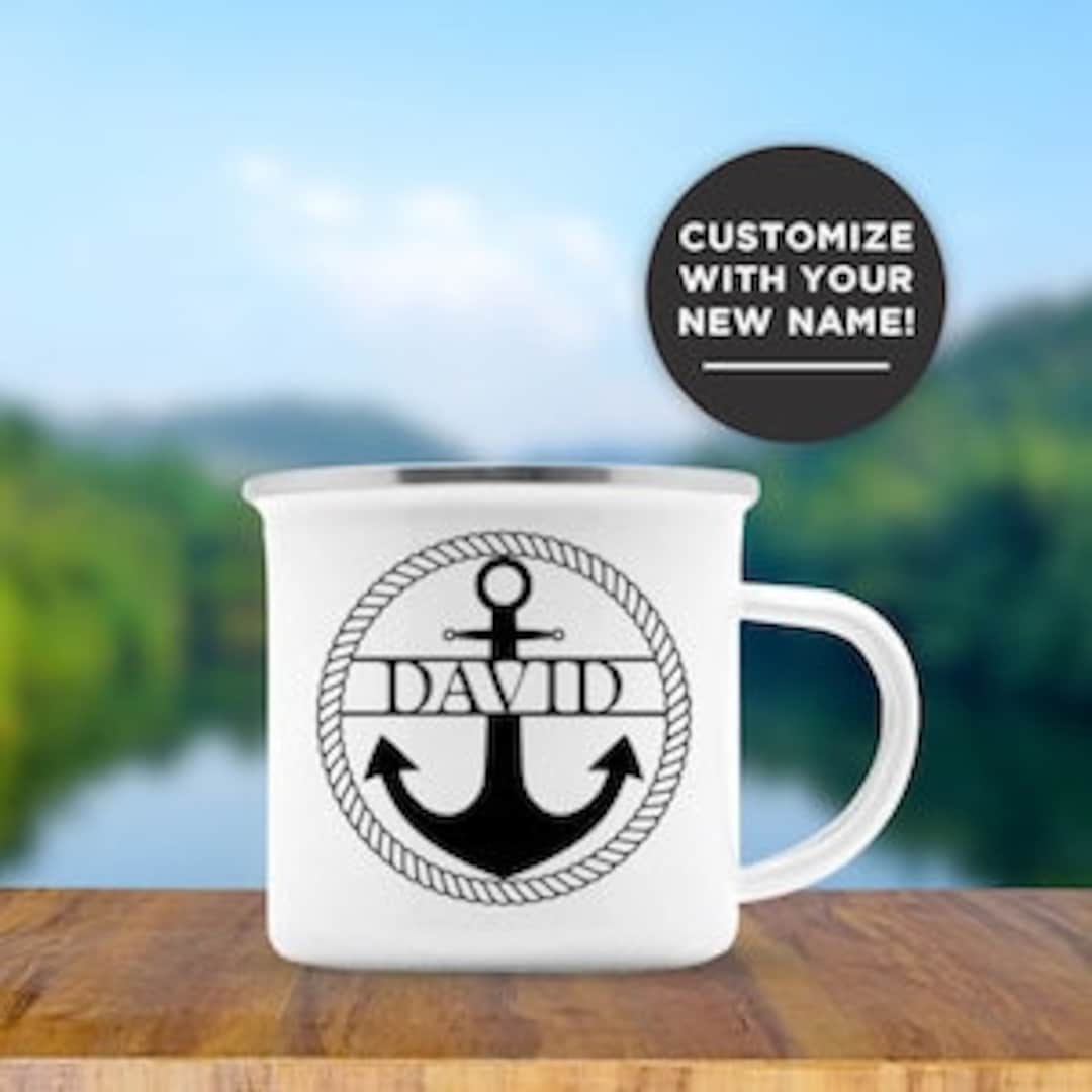 Personalized Nautical Mug for Captains & Boat Lovers - Etsy