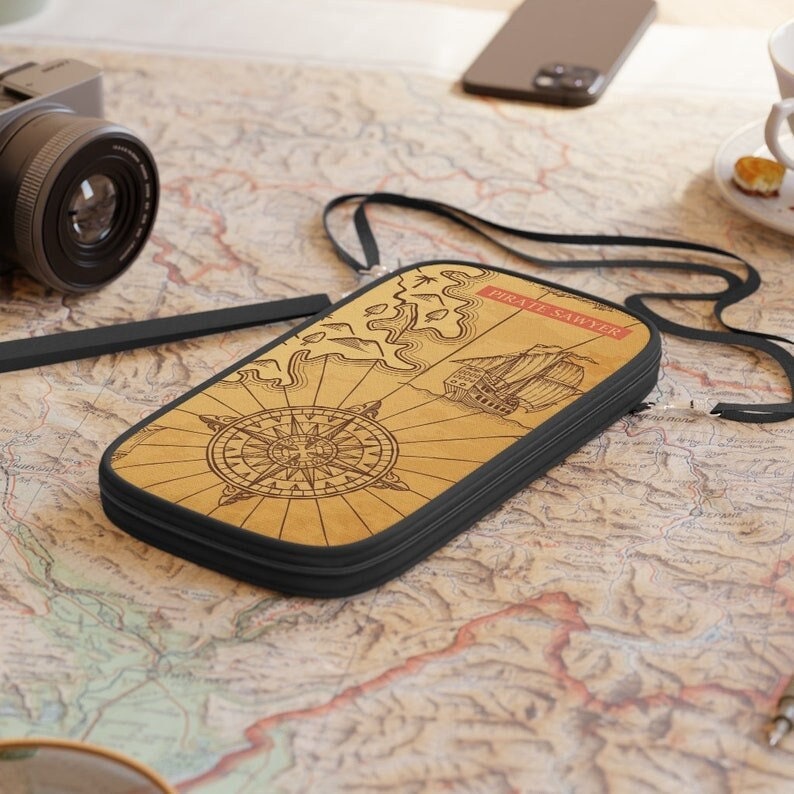 Personalized Passport Cover, World Map Passport Wallet, Travel Gift ...