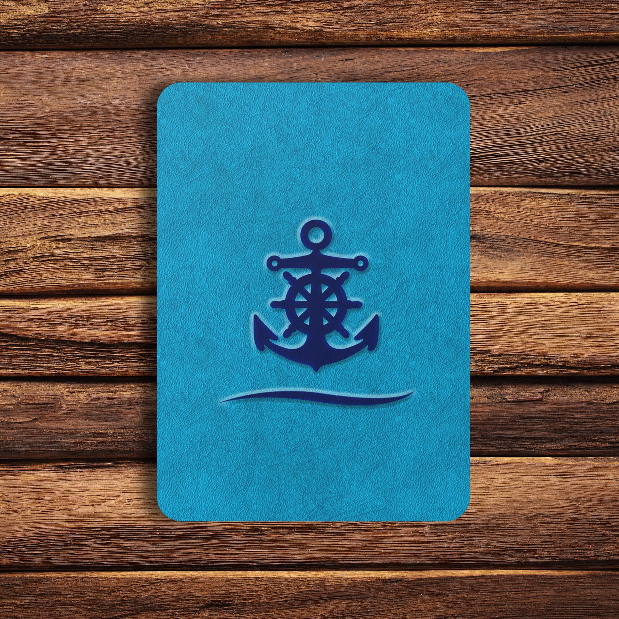 Nautical Anchor Helm Custom Poker Deck, Personalized Boat Name Playing ...
