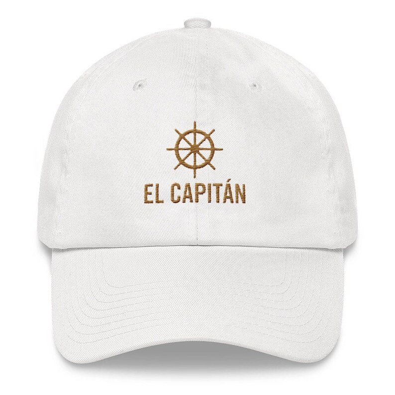 Personalized El Capitan Hat, Custom Gift for Sailors, Established Year ...