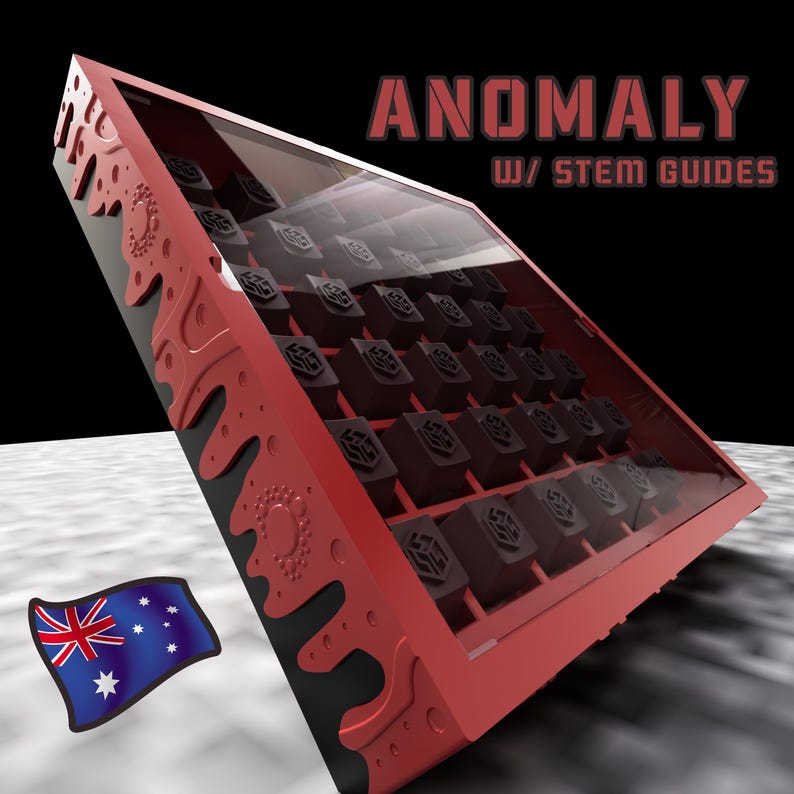 ANOMALY 6x6 [36 Slot] Artisan Keycap Box (with Stem Guides) - Etsy