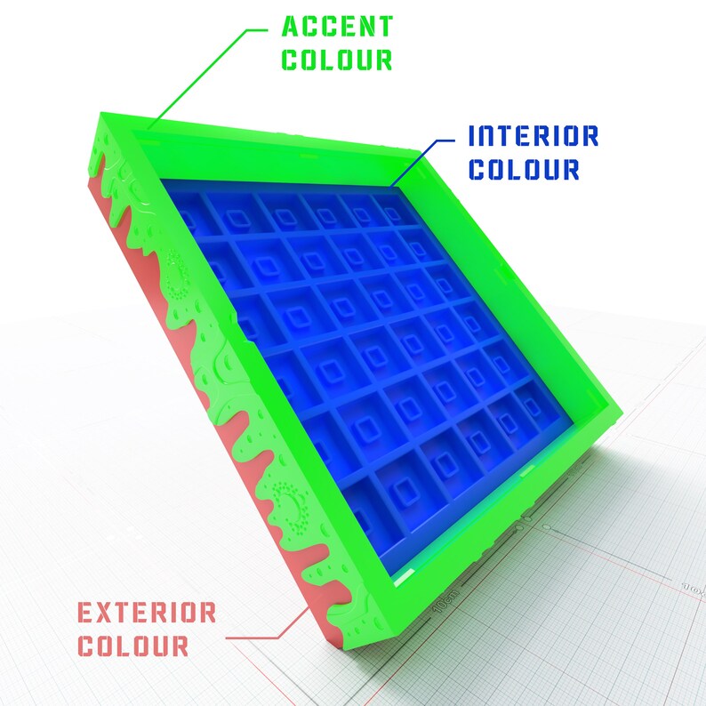 ANOMALY 6x6 [36 Slot] Artisan Keycap Box (with Stem Guides) - Etsy
