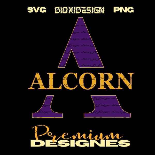 Alcorn Svg - Etsy