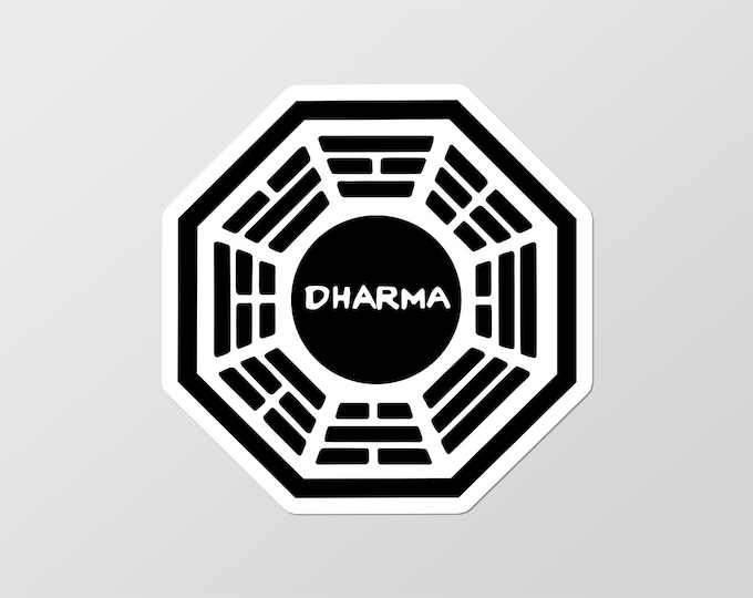 DHARMA Initiative Swan Inspired Vinyl Laptop Decal, Car Decal - Etsy