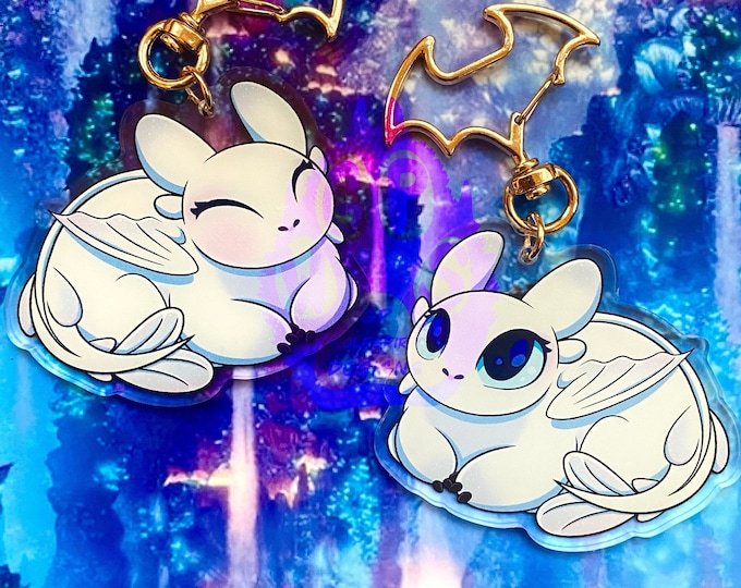 Stormfly Loaf - How to Train Your Dragon Keychain - Etsy