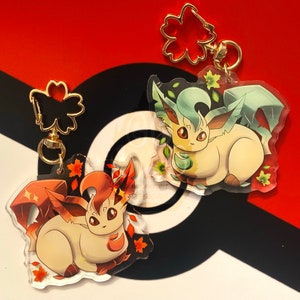 Leafeon Loaf - Pokémon (eevee Evolution) Keychain - Etsy