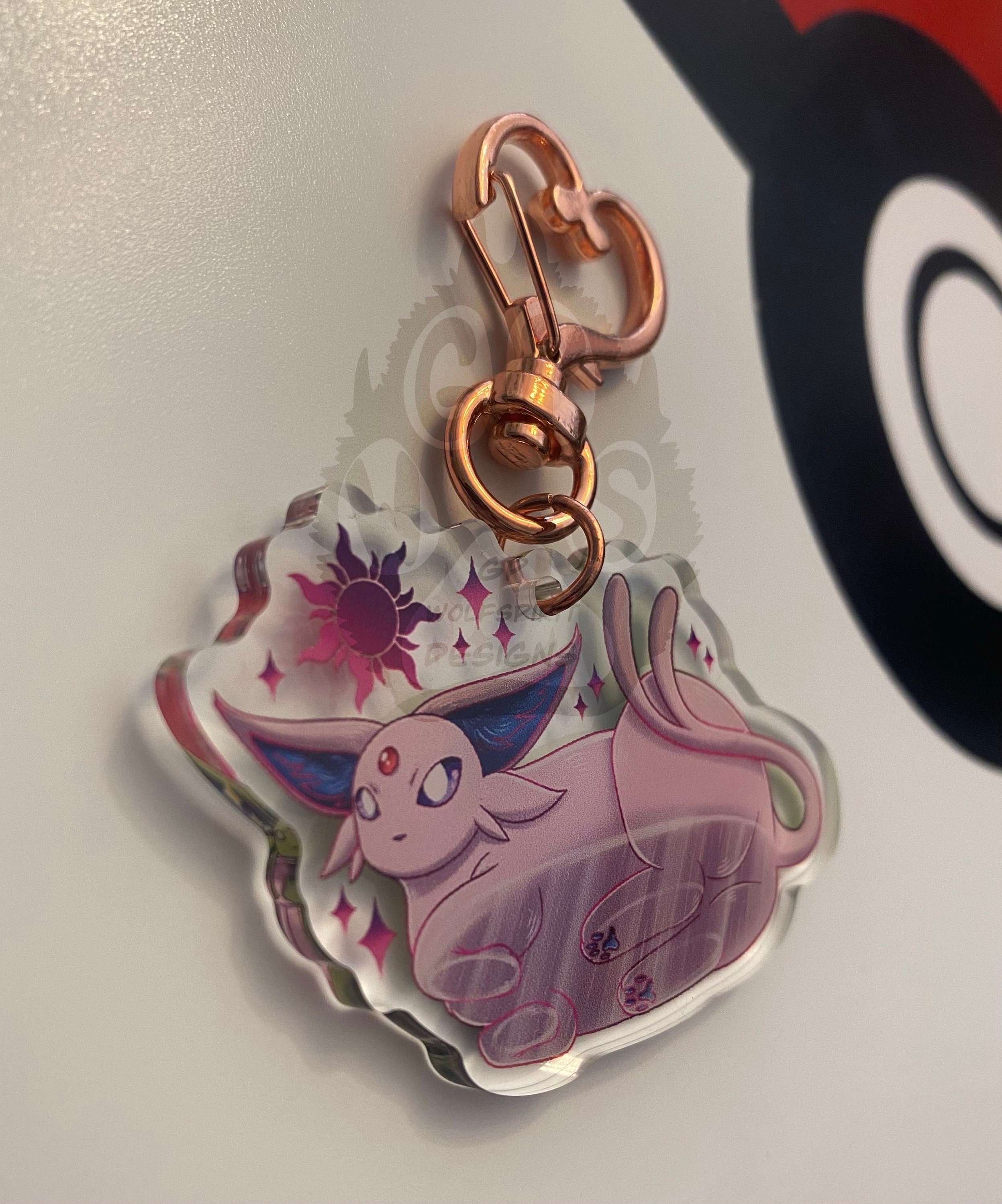 Espeon Loaf - Pokémon (eevee Evolution) Keychain - Etsy