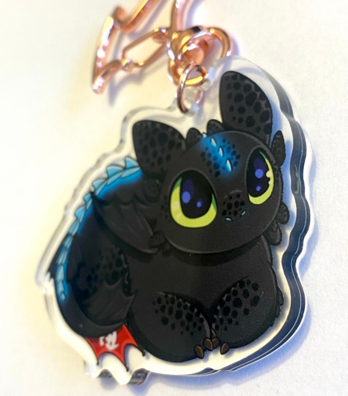 Toothless Loaf - How to Train Your Dragon Keychain - Etsy