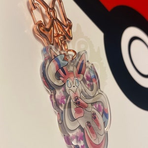Sylveon Loaf - Pokémon (eevee Evolution) Keychain - Etsy