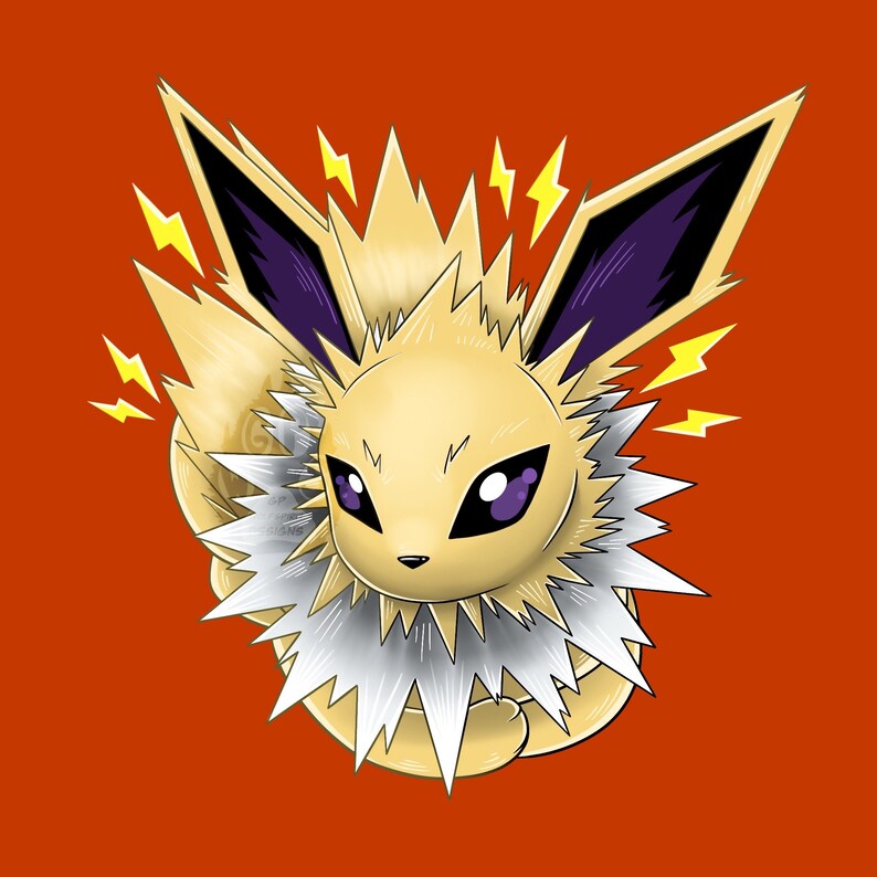 Jolteon Loaf - Pokémon (eevee Evolution) Keychain - Etsy