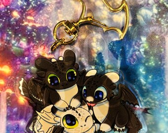 Stormfly Loaf - How to Train Your Dragon Keychain - Etsy