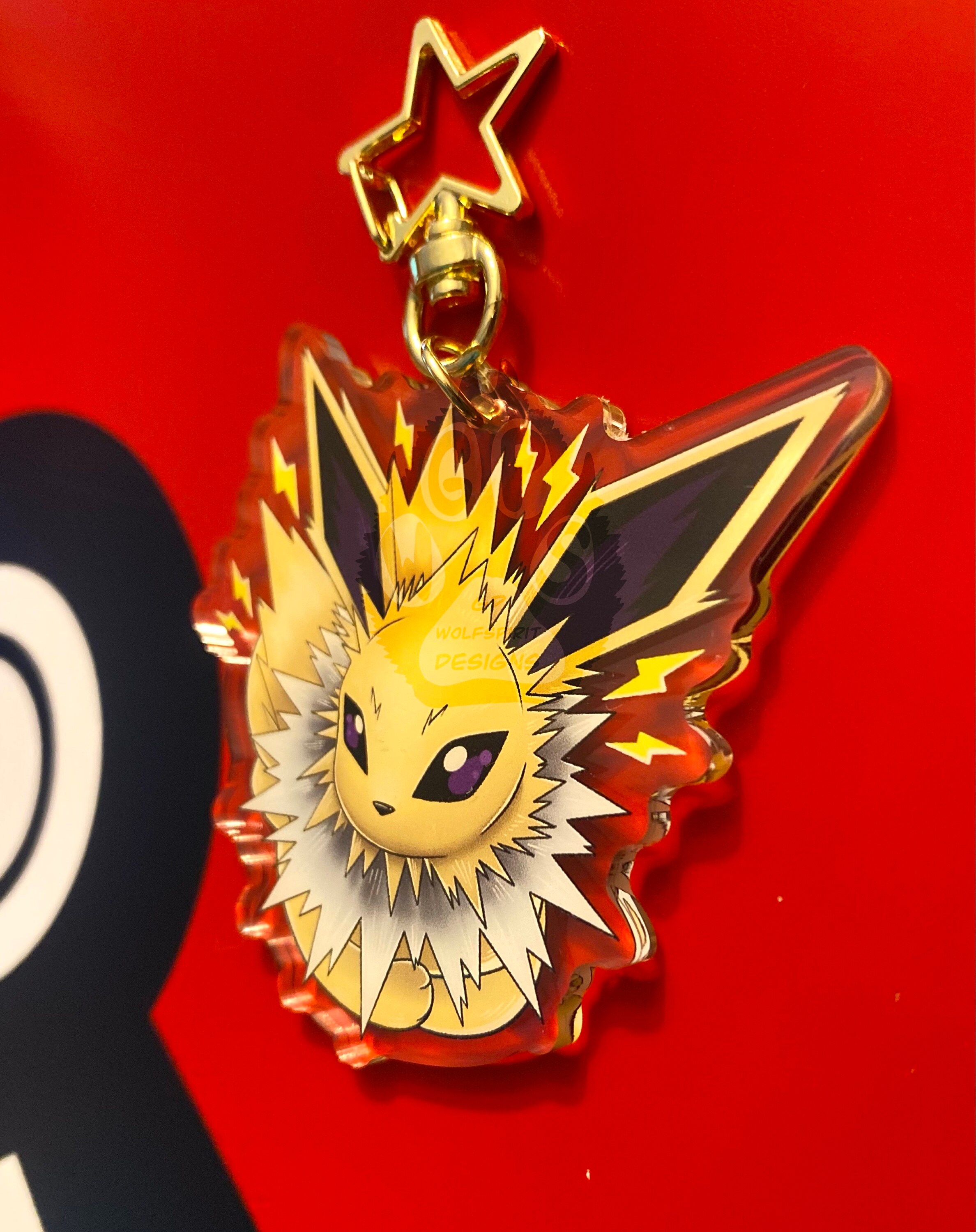 Jolteon Loaf Pokémon eevee Evolution Keychain - Etsy
