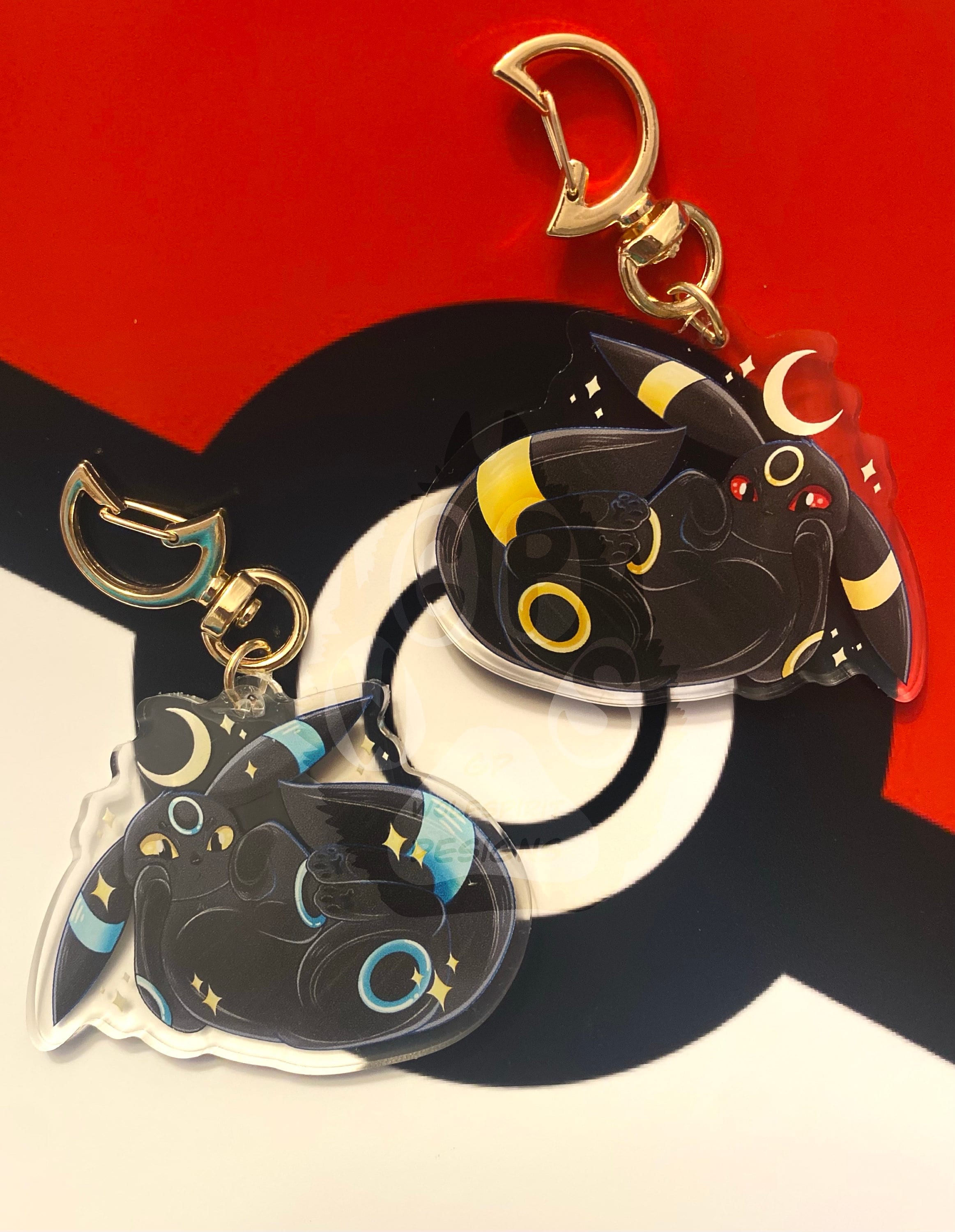 Umbreon Loaf Pokémon eevee Evolution Keychain - Etsy