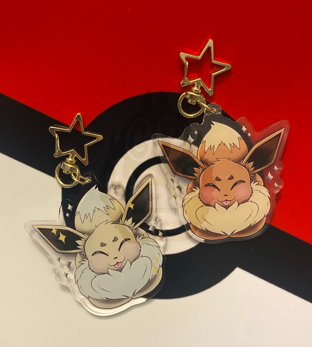 Male Eevee Loaf Pokémon eevee Evolution Keychain - Etsy