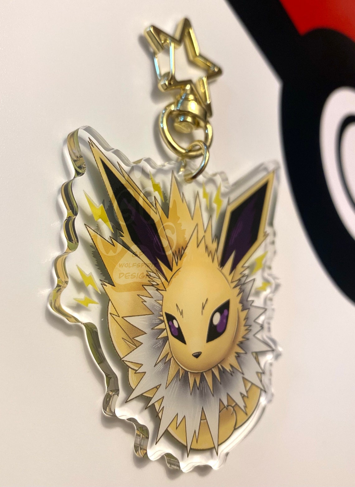 Jolteon Loaf Pokémon eevee Evolution Keychain - Etsy