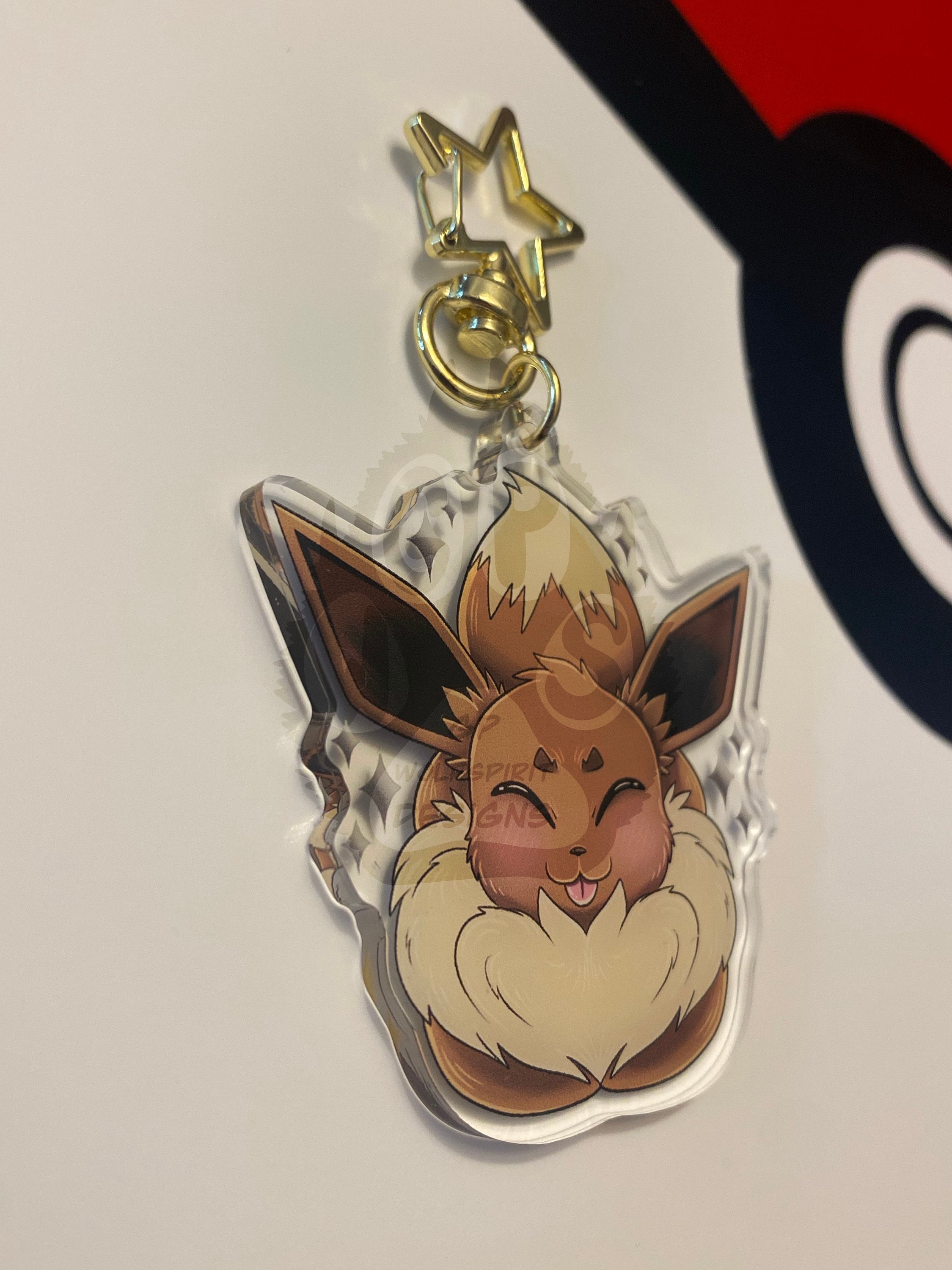 Male Eevee Loaf Pokémon eevee Evolution Keychain - Etsy