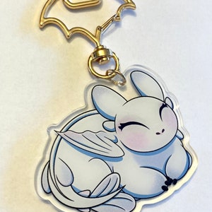 Light Fury Loaf - How to Train Your Dragon Keychain - Etsy