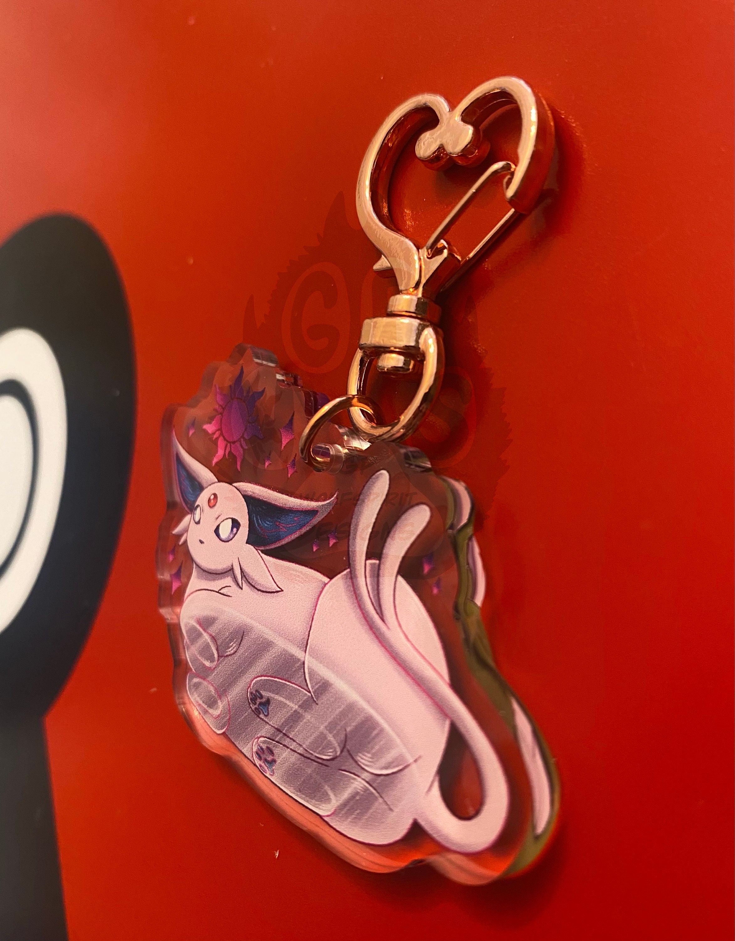 Espeon Loaf - Pokémon (eevee Evolution) Keychain - Etsy