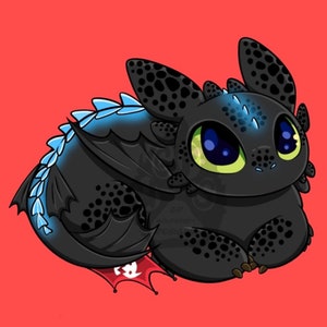 Toothless Loaf - How to Train Your Dragon Keychain - Etsy