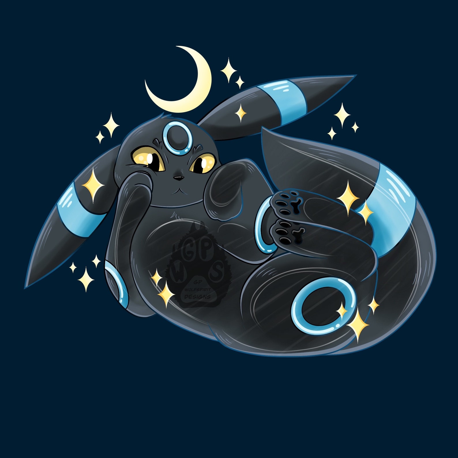 Umbreon Loaf Pokémon eevee Evolution Keychain - Etsy