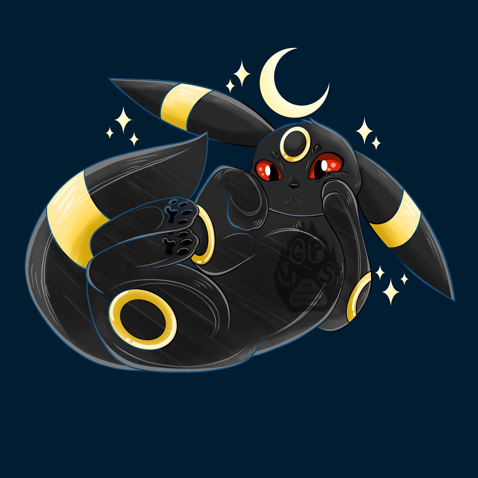 Umbreon Loaf Pokémon eevee Evolution Keychain - Etsy